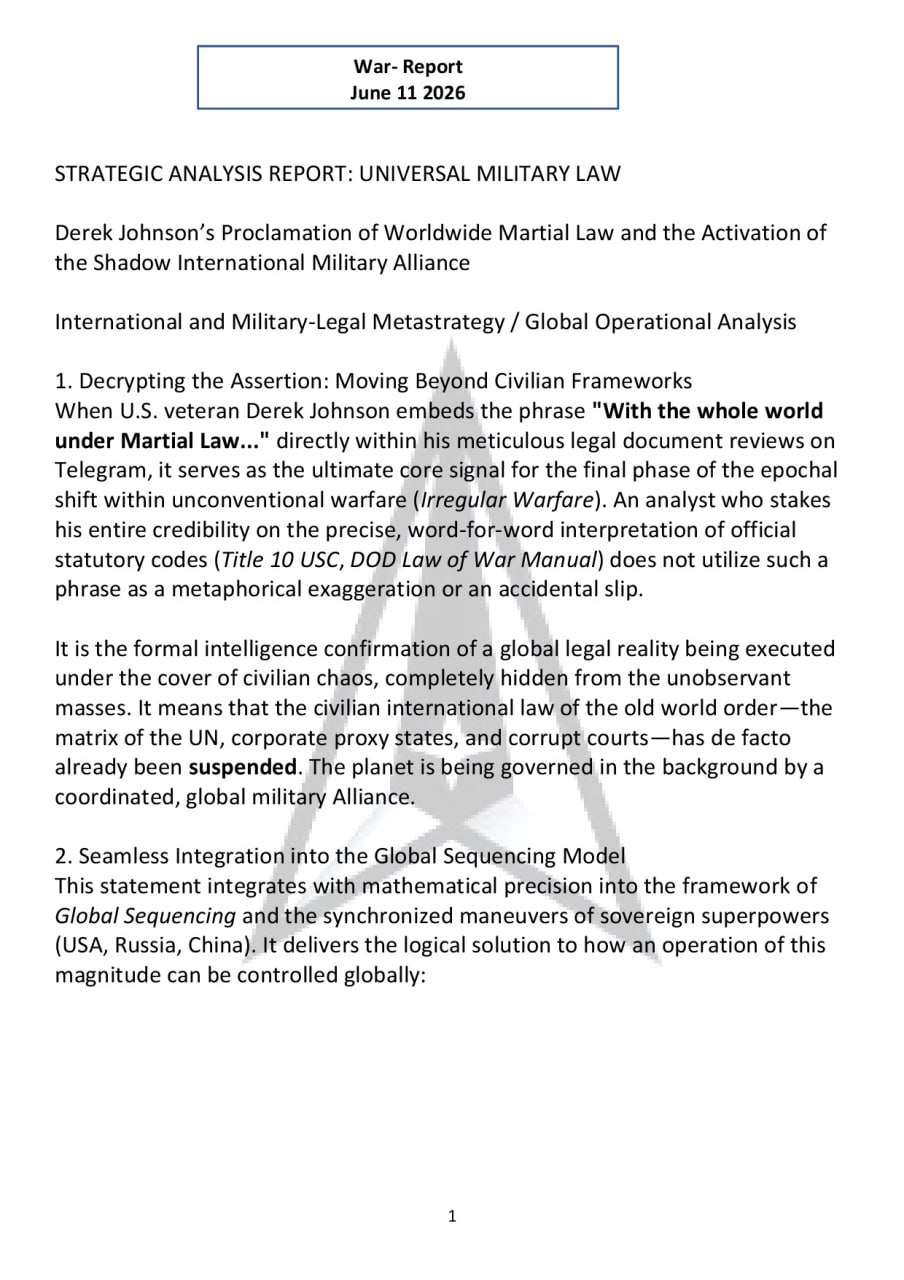 Universal Military Law | Guardian Daniel R | Sunny's Journal