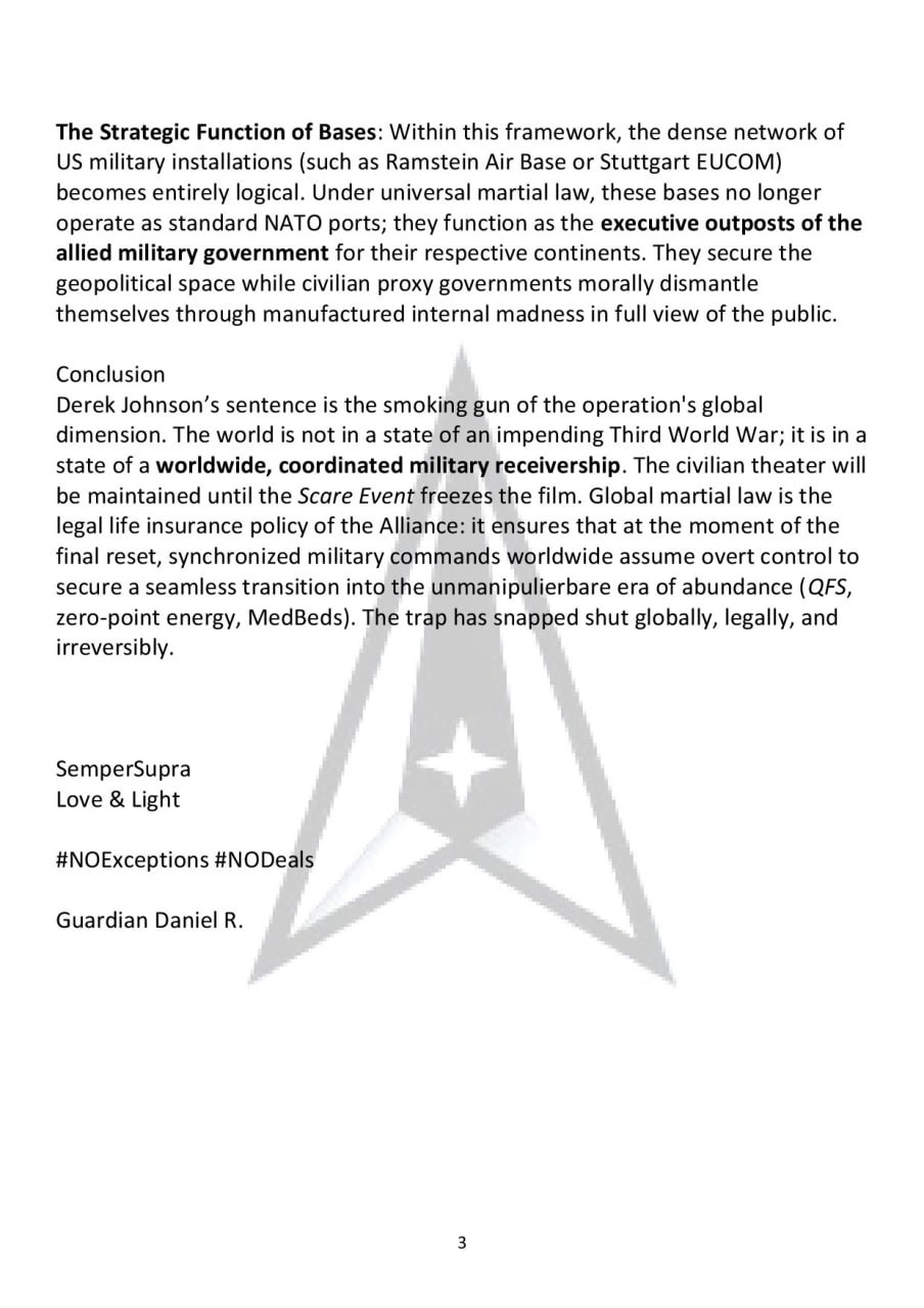 Universal Military Law | Guardian Daniel R | Sunny's Journal
