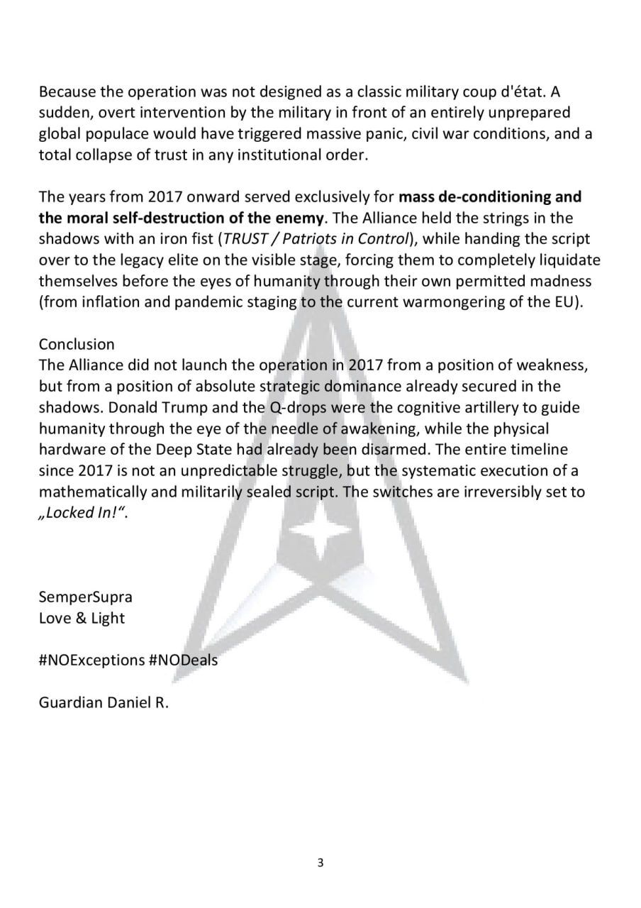 The Pre-Oligarchic Liquidation | Guardian Daniel R | Sunny's Journal
