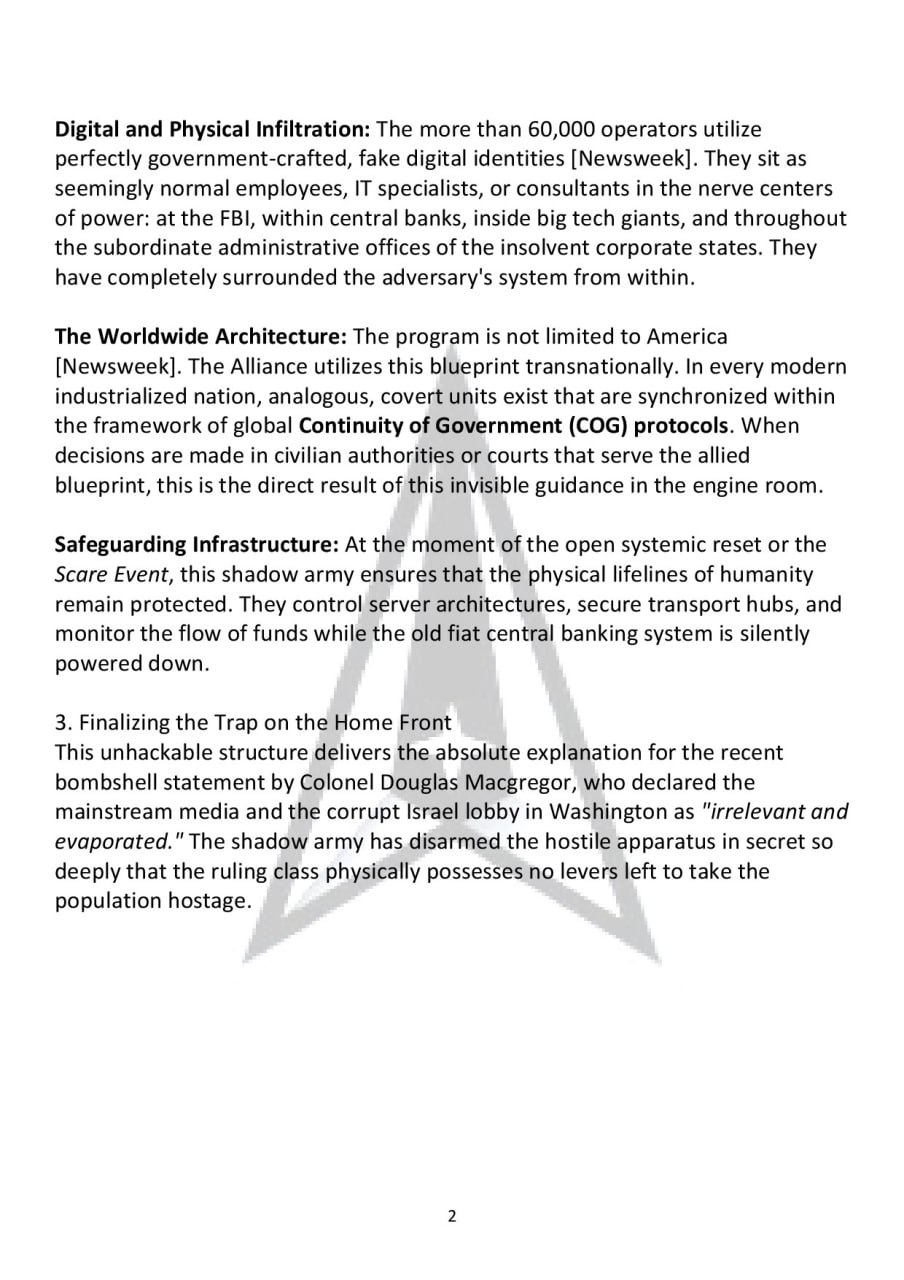 The Invisible Shadow Army — The Executive Hardware of the Alliance ...
